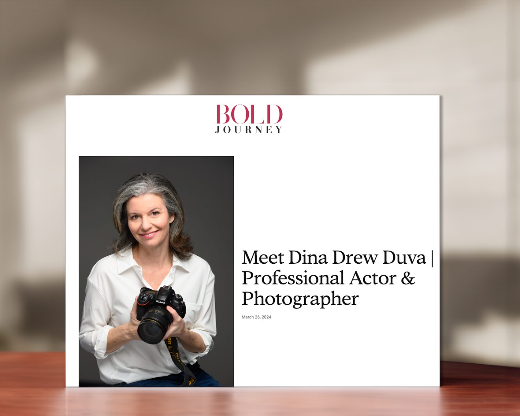 Embracing the Bold Journey, Pursuing Passion | Dina Drew Duva